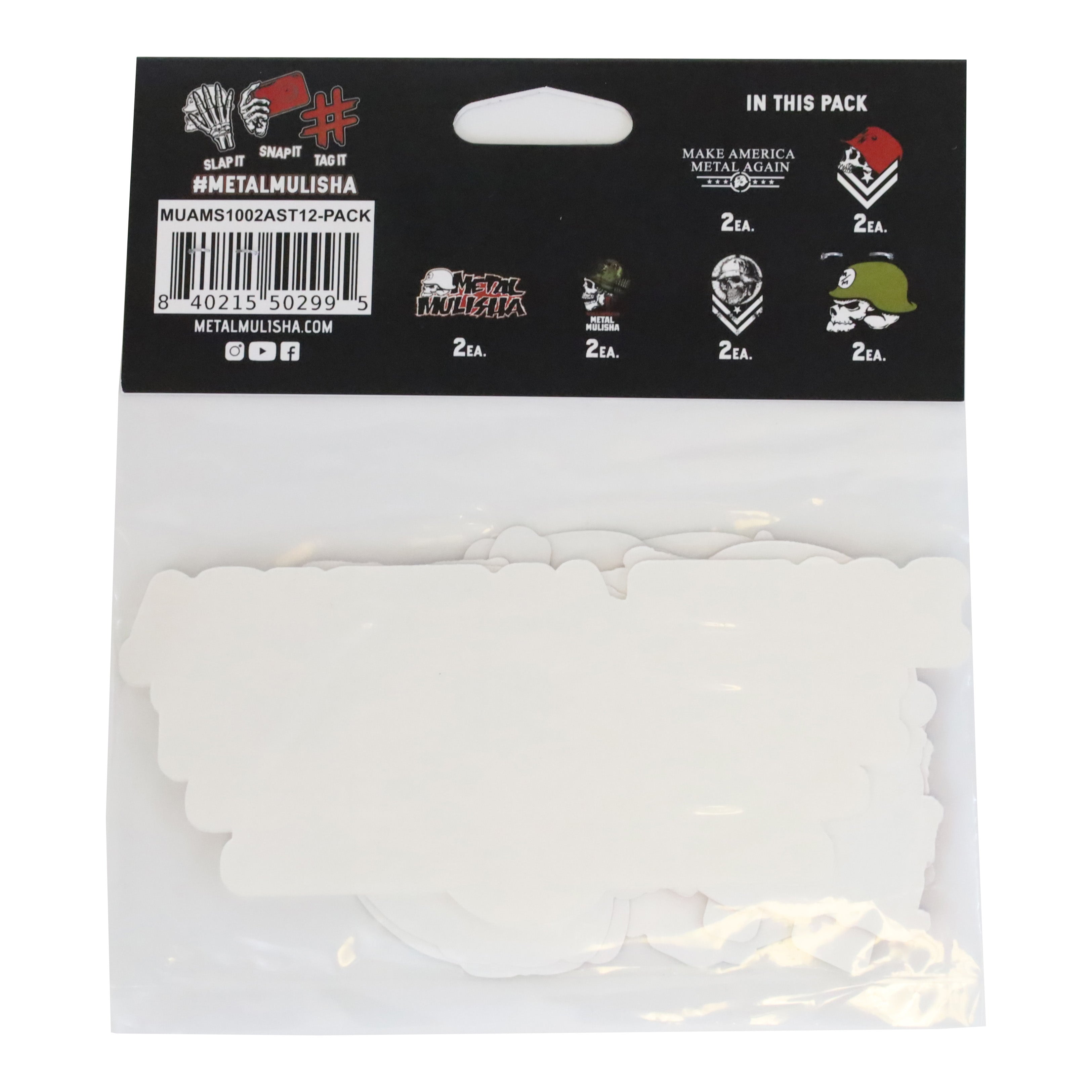 STICKERS ASSORTED 12 PACK